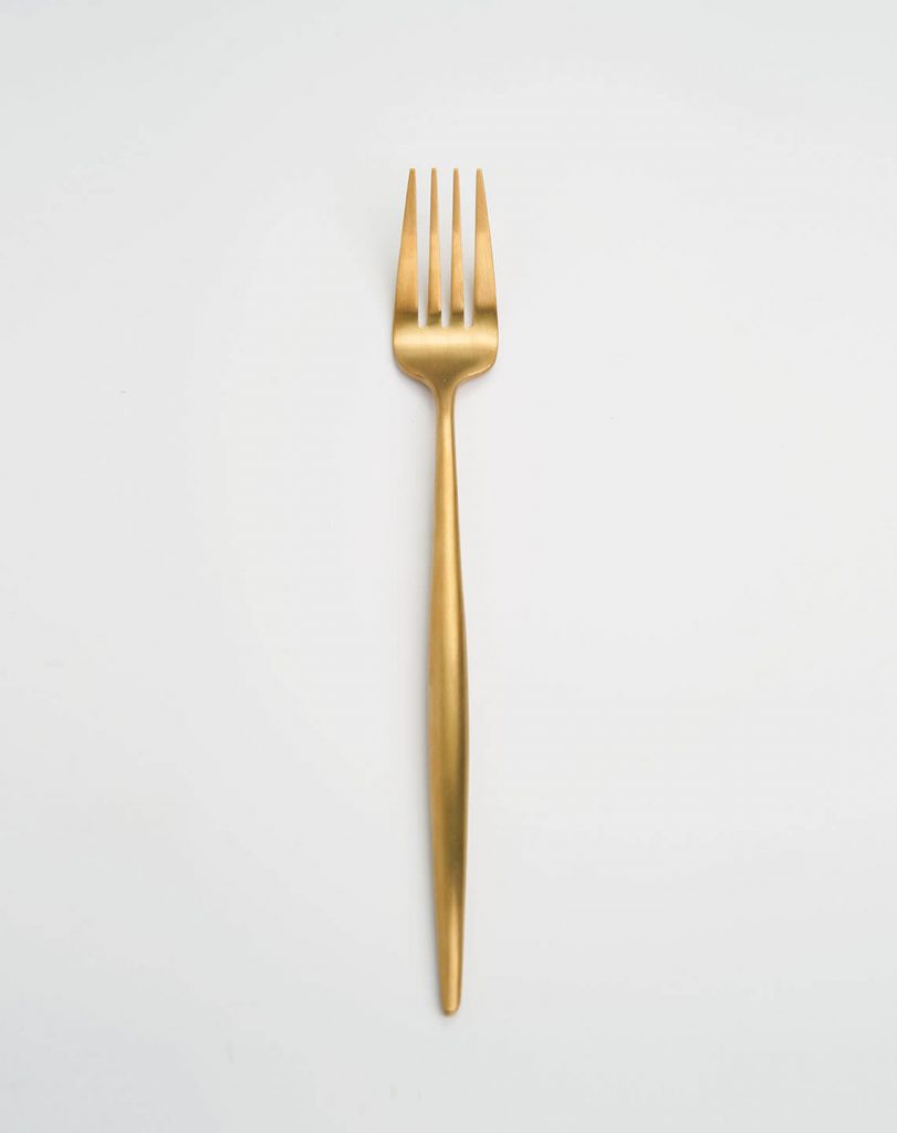 Flint Gold Table Fork - HOOGA