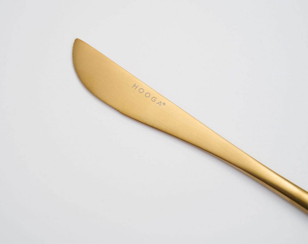Flint Gold Table Knife - HOOGA