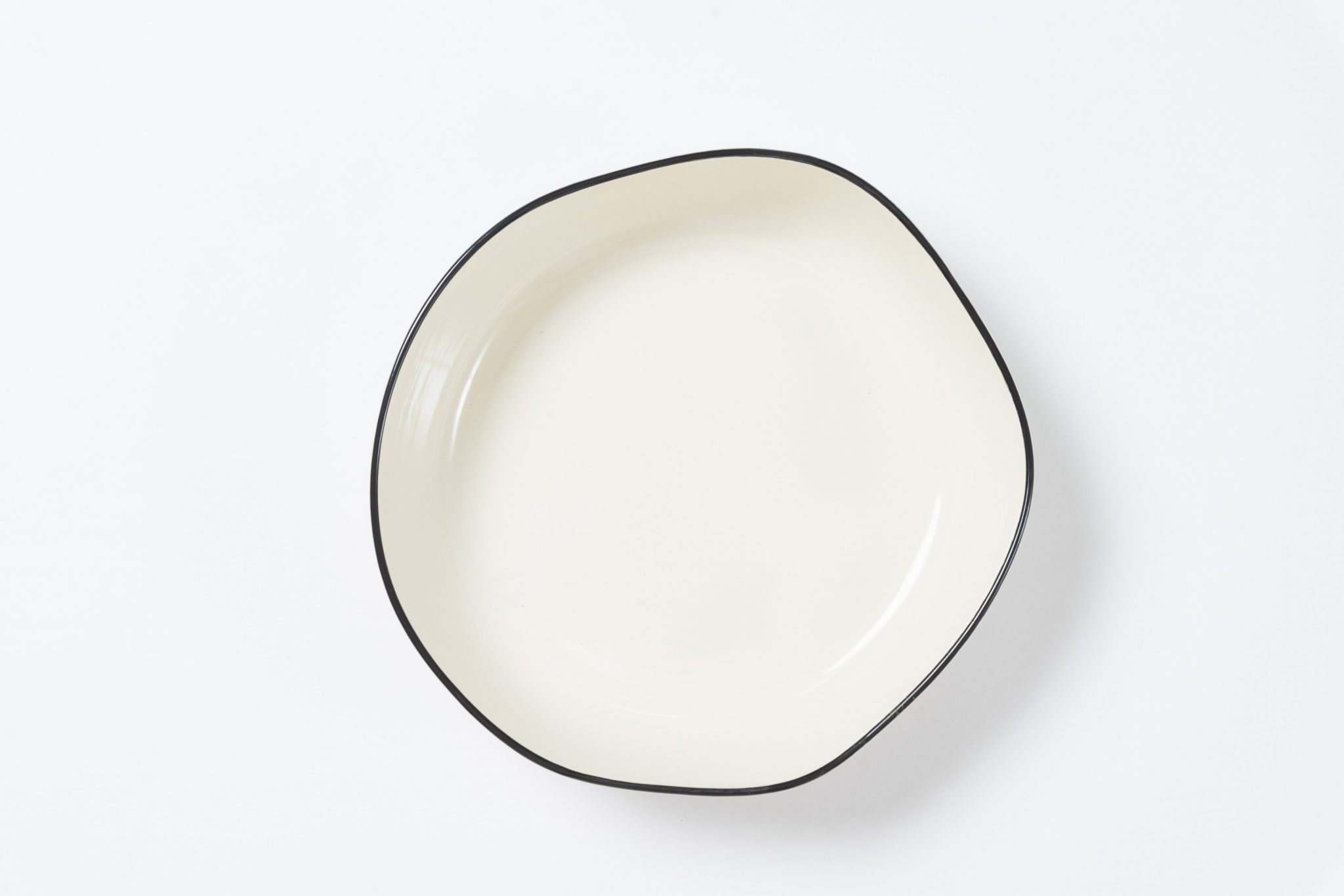 Layla White Deep Dish Plate - HOOGA