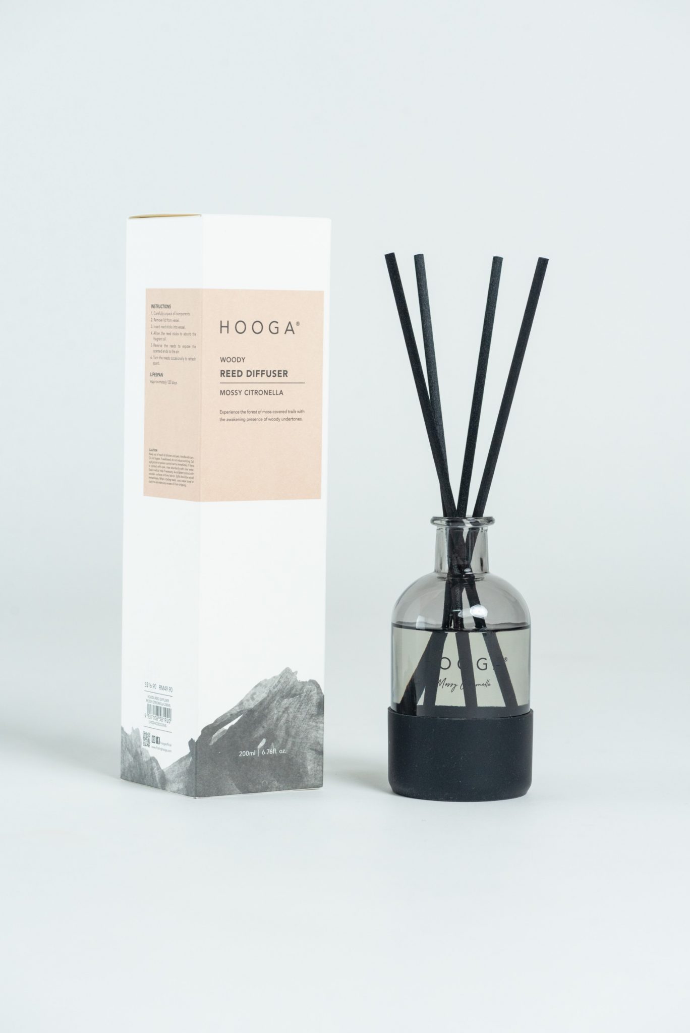Black Reed Diffuser - HOOGA