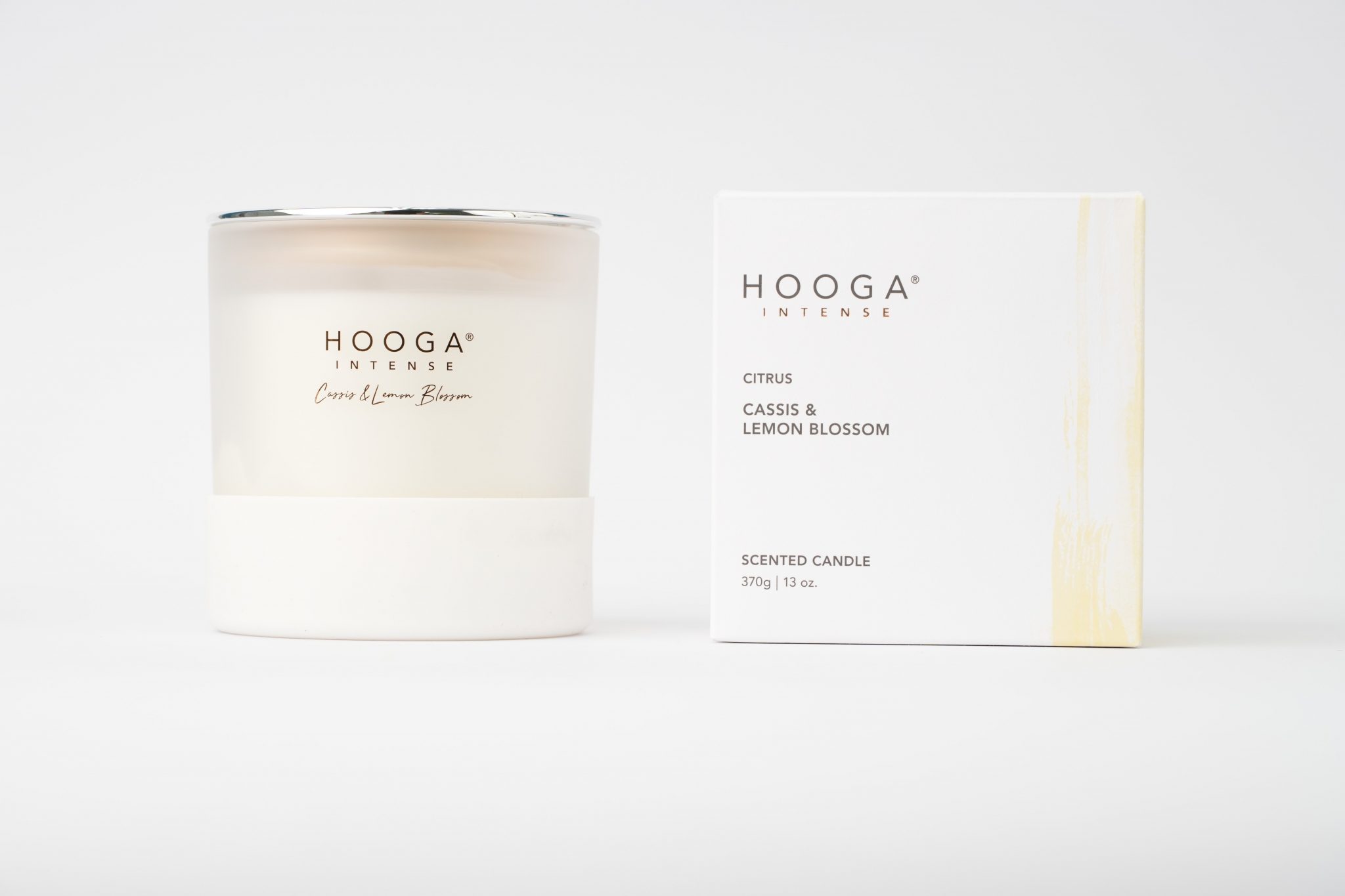 White Intense Scented Candle - HOOGA