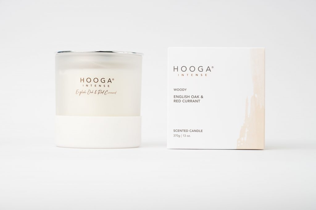 White Intense Scented Candle - HOOGA