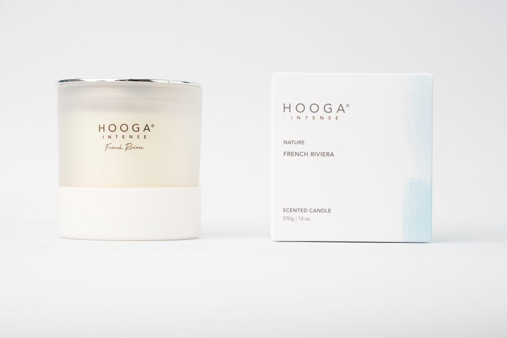 White Intense Scented Candle - HOOGA