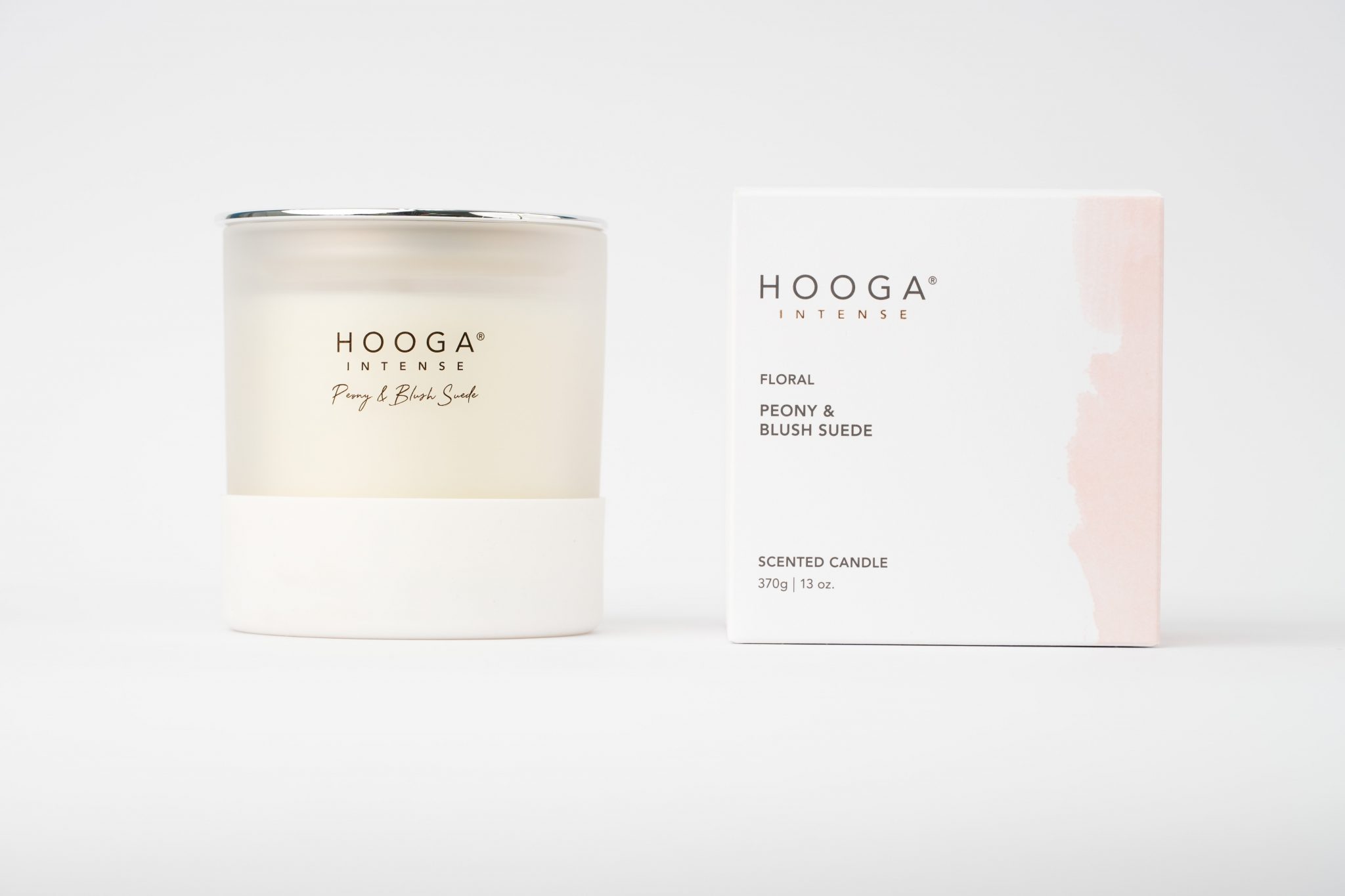 White Intense Scented Candle - HOOGA