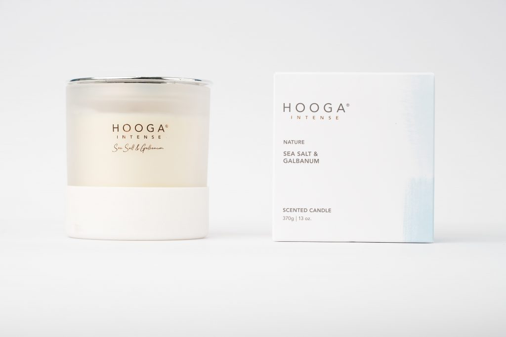 White Intense Scented Candle - HOOGA